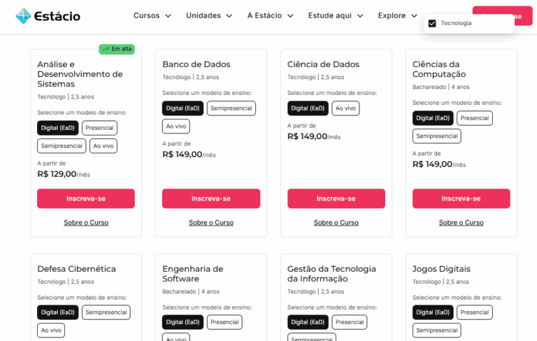 As 3 melhores faculdades EAD de TI [Ranking 2025]